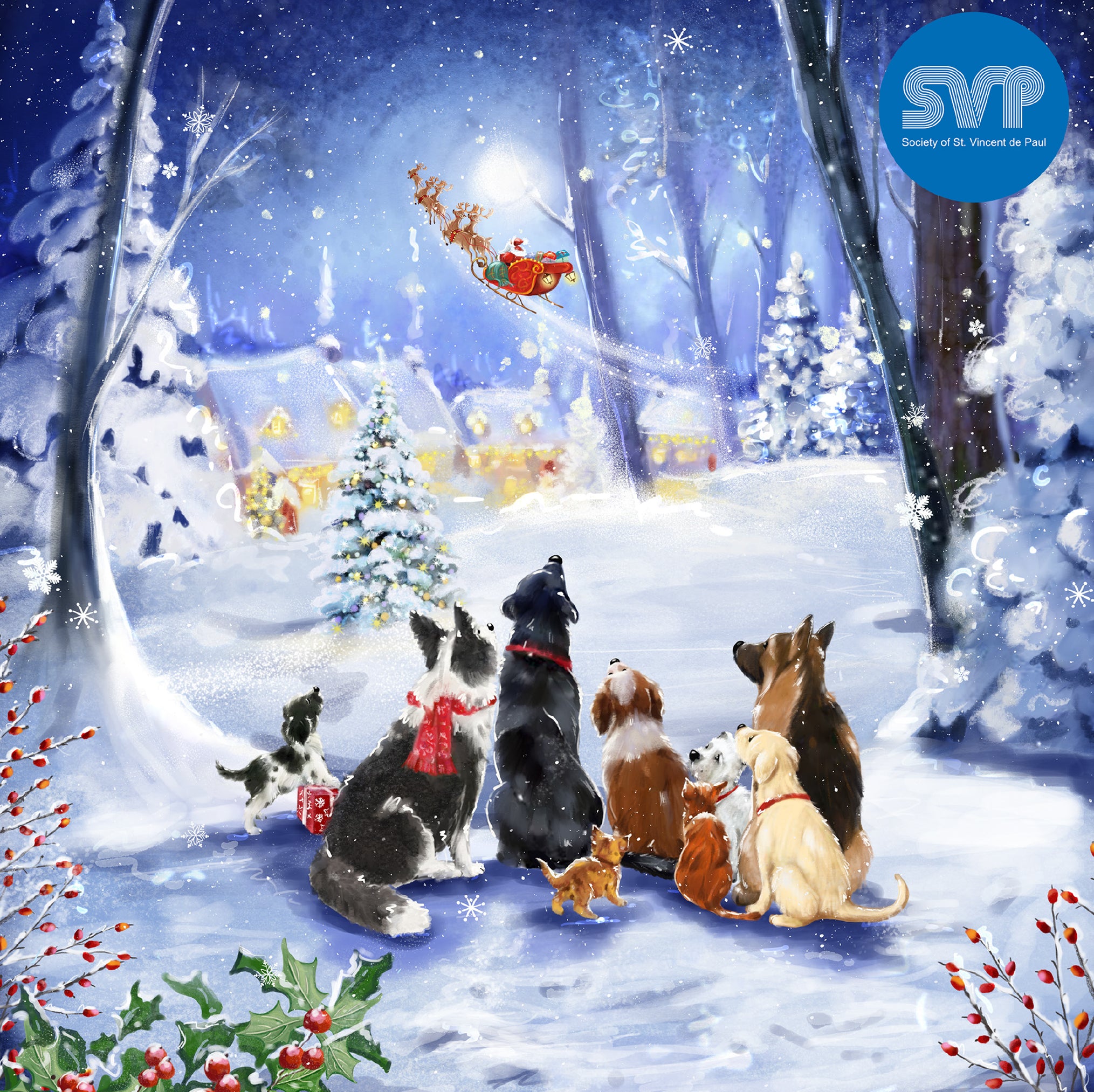 Watching Santa – The Glen Gallery Ltd